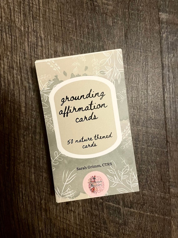 Grounding Affirmation Cards - Etsy