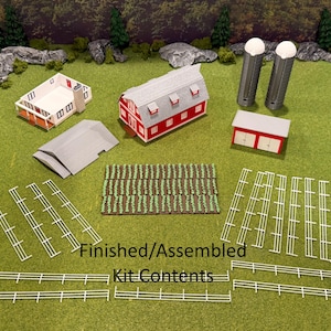 N Scale Farm Set - Etsy