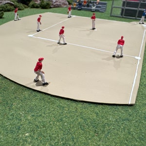 HO Scale Baseball Diamond Kit - Etsy
