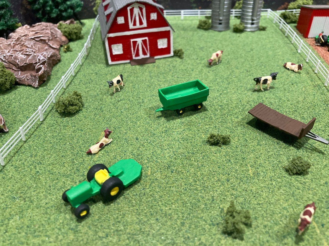 N Scale Farming Tractor and Equipment - Etsy