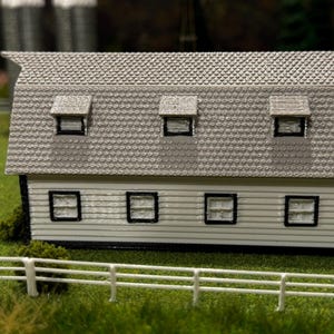 N Scale White Barn Set - Etsy