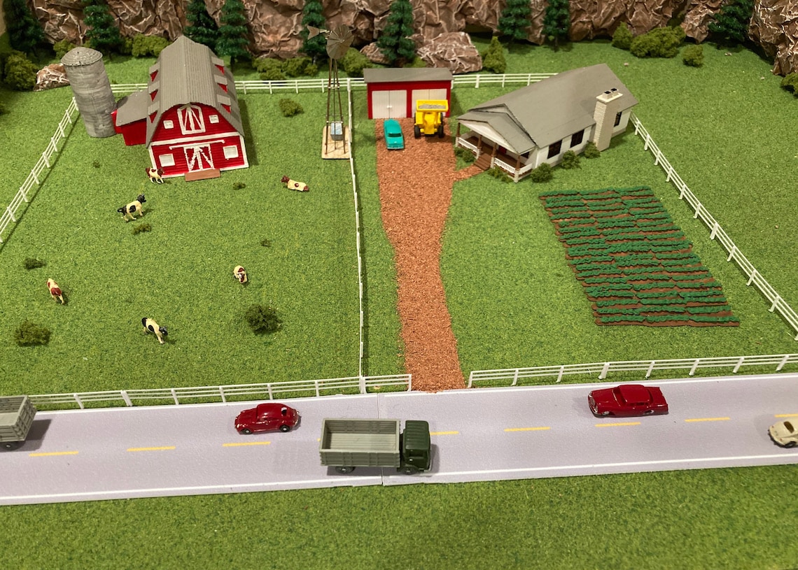 N Scale Farm Set - Etsy