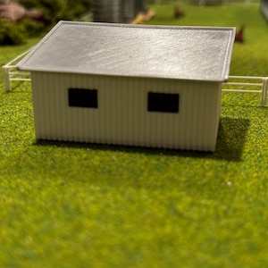 N Scale White Barn Set - Etsy