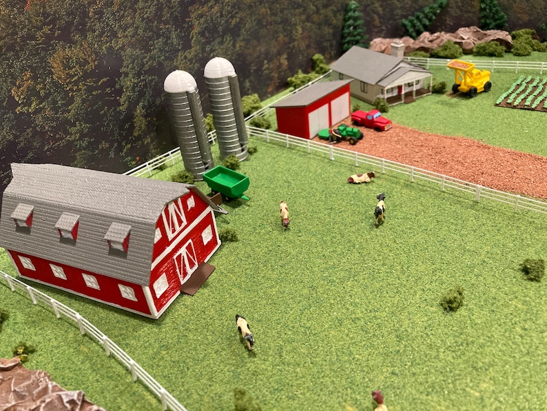 N Scale Farm Set - Etsy