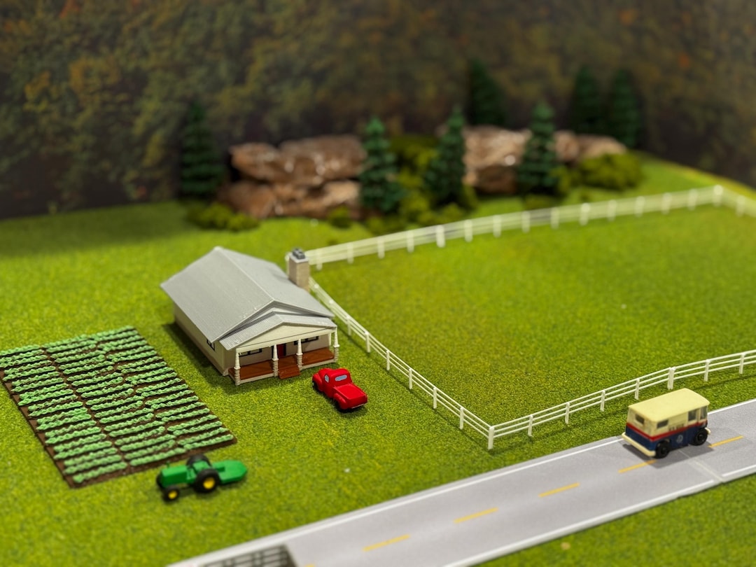 N Scale Farmhouse Set - Etsy