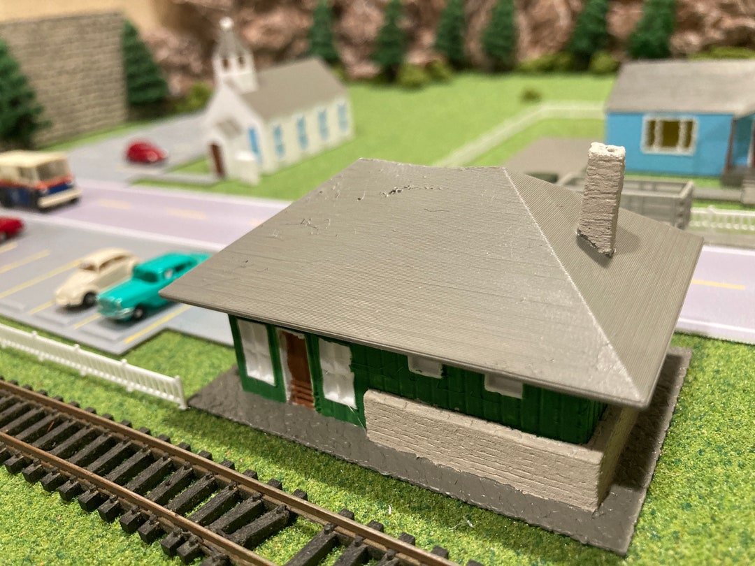 N Scale Train Station Kit - Etsy