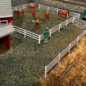 HO Scale Pasture/farm Fence - Etsy