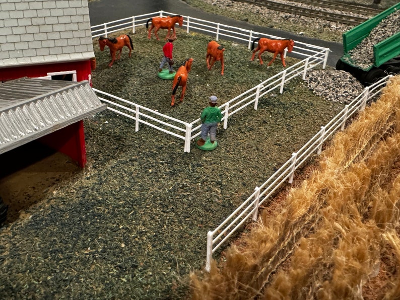 HO Scale Pasture/farm Fence - Etsy