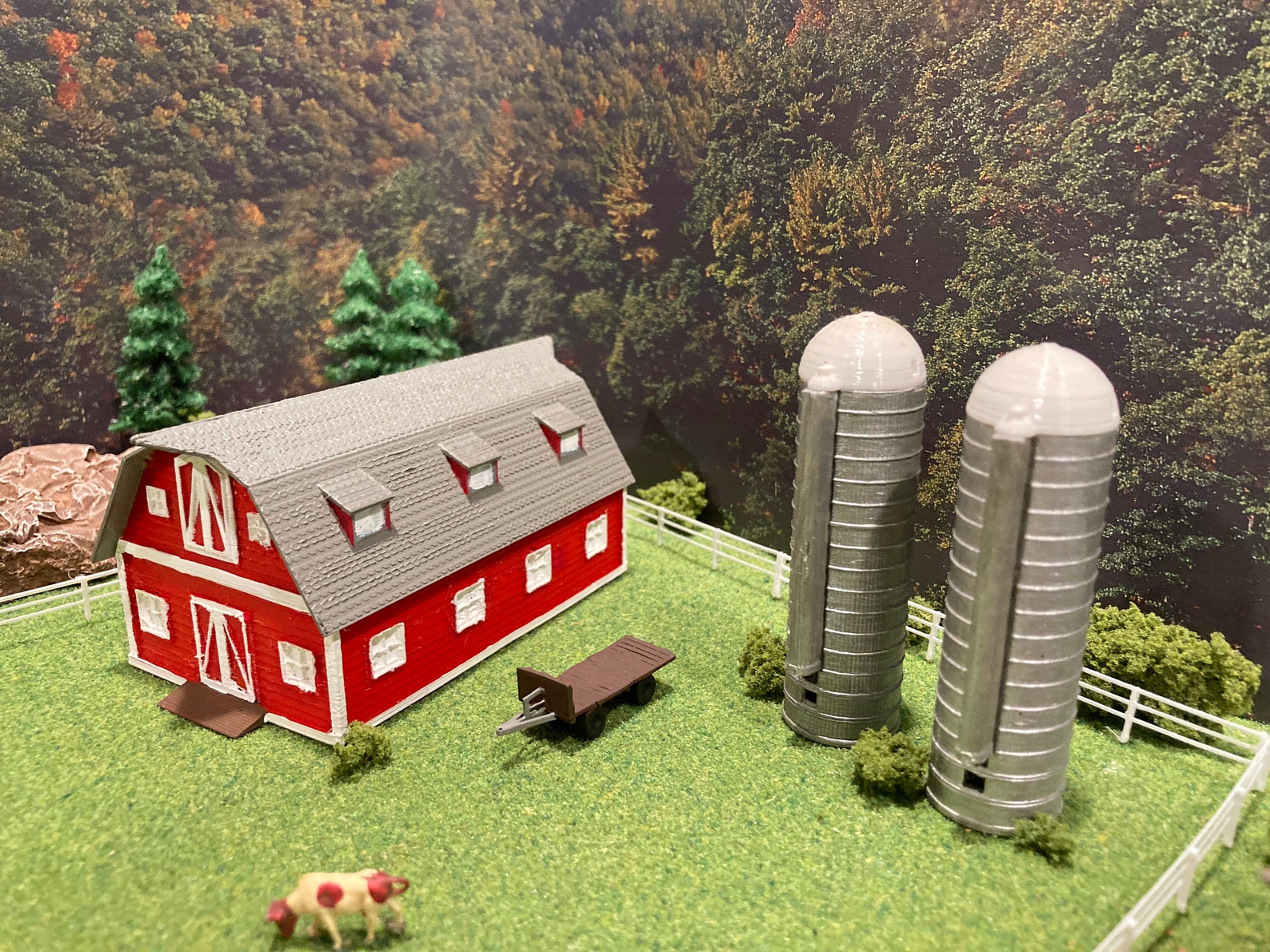 N Scale Farm Set - Etsy