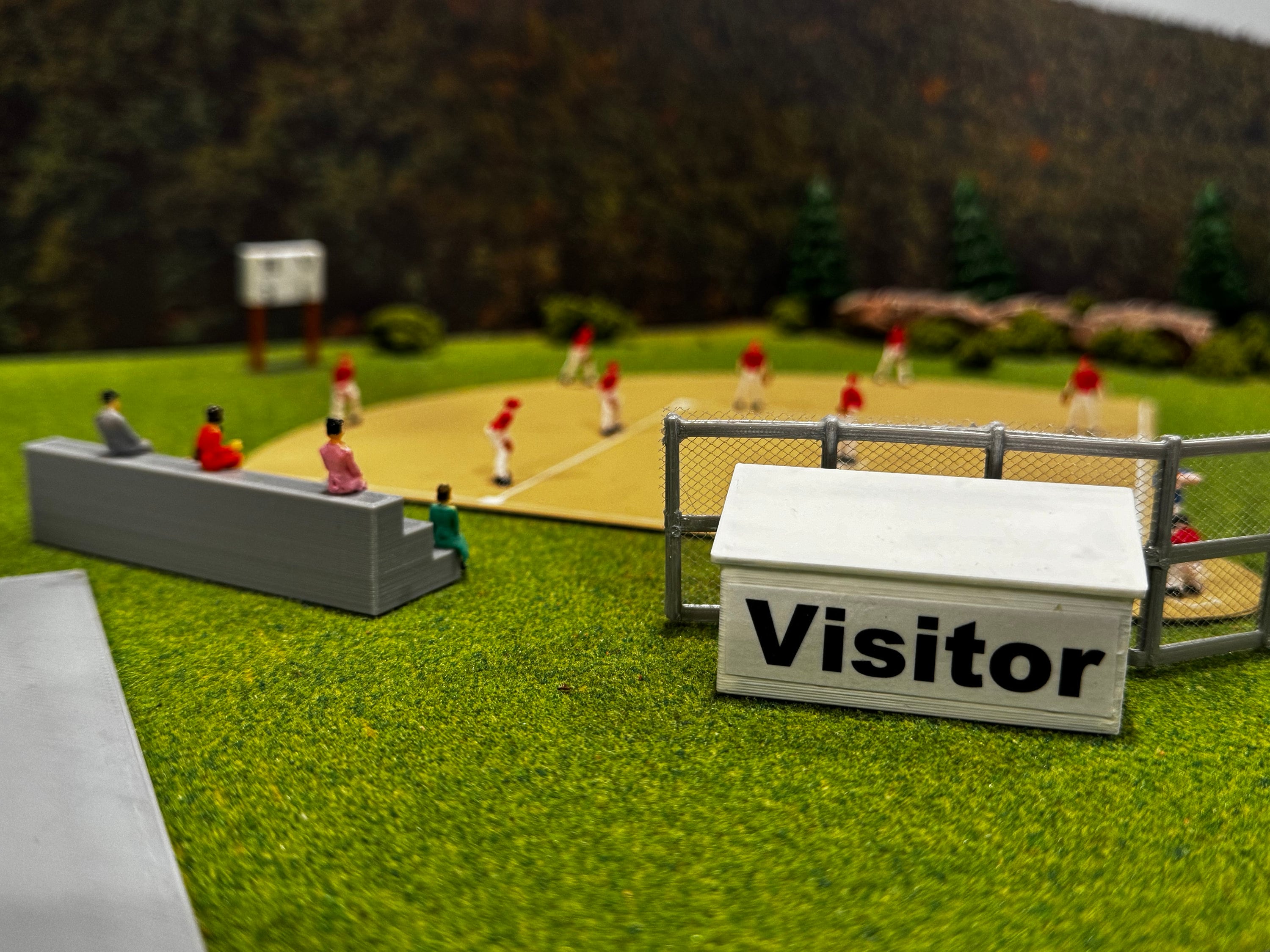 HO Scale Baseball Diamond Kit - Etsy