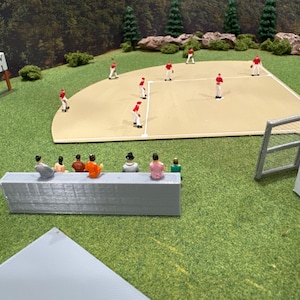 HO Scale Baseball Diamond Kit - Etsy