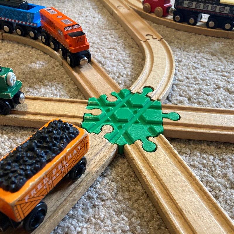Wooden Train - Etsy