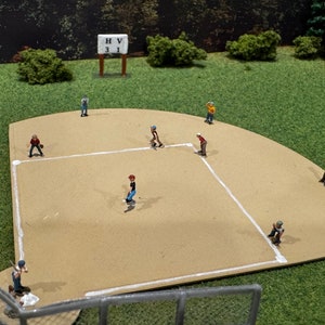 N Scale Baseball Diamond Kit - Etsy