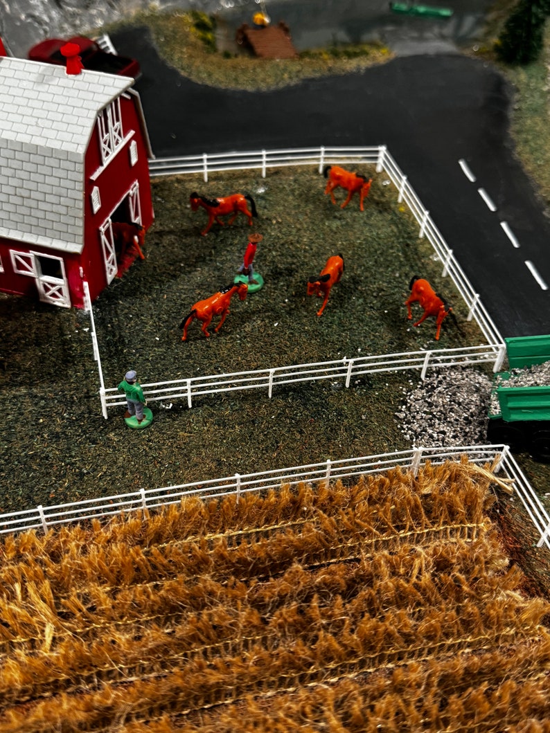 HO Scale Pasture/farm Fence - Etsy