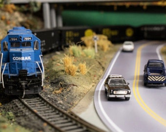 N Scale Textured 48 Sidewalks 3D Printed - Etsy