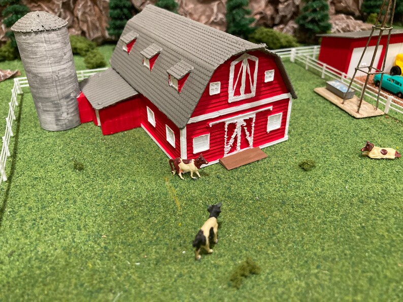 N Scale Farm Set - Etsy