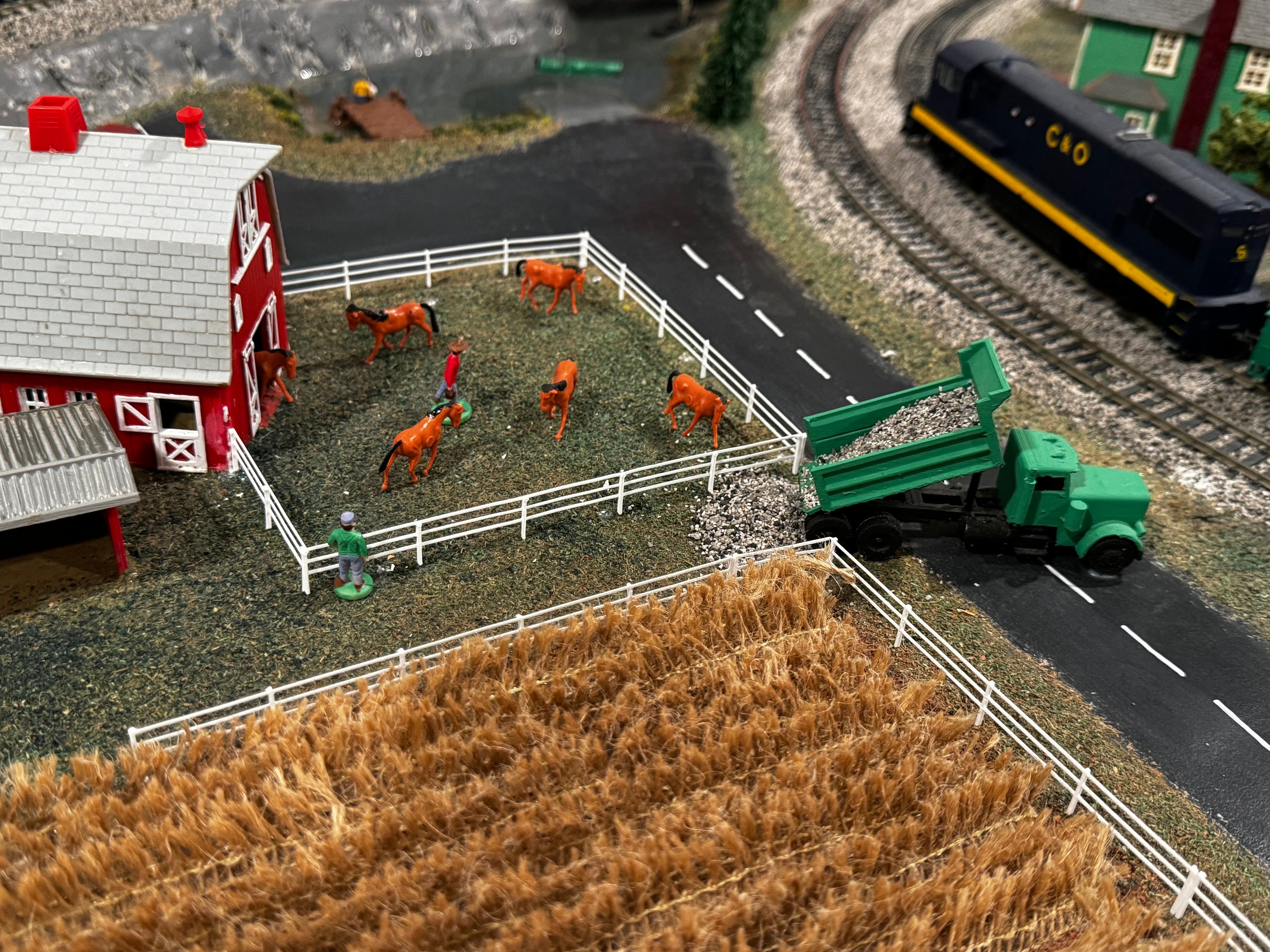 HO Scale Pasture/farm Fence - Etsy