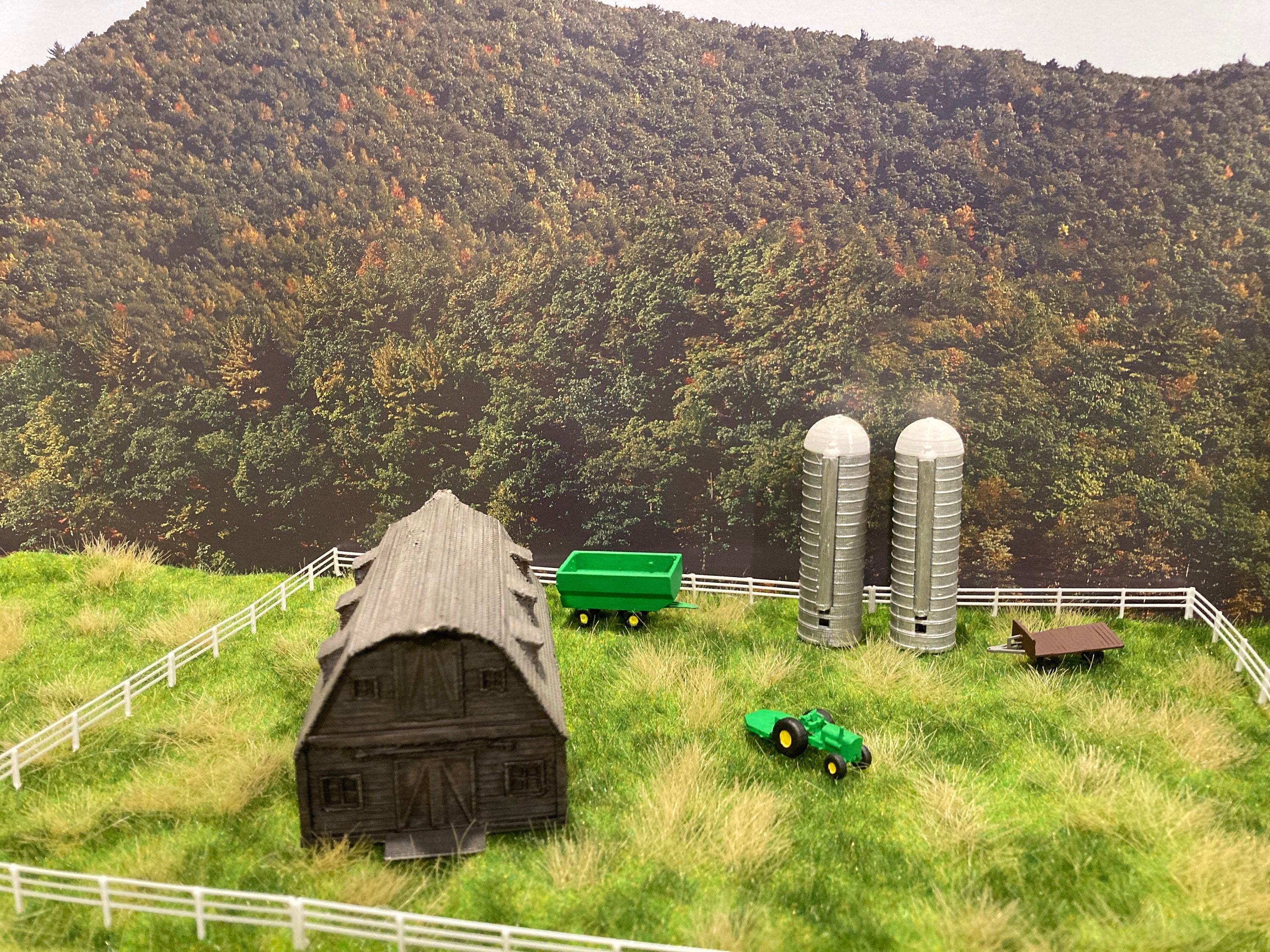 N Scale Weathered Barn Set - Etsy