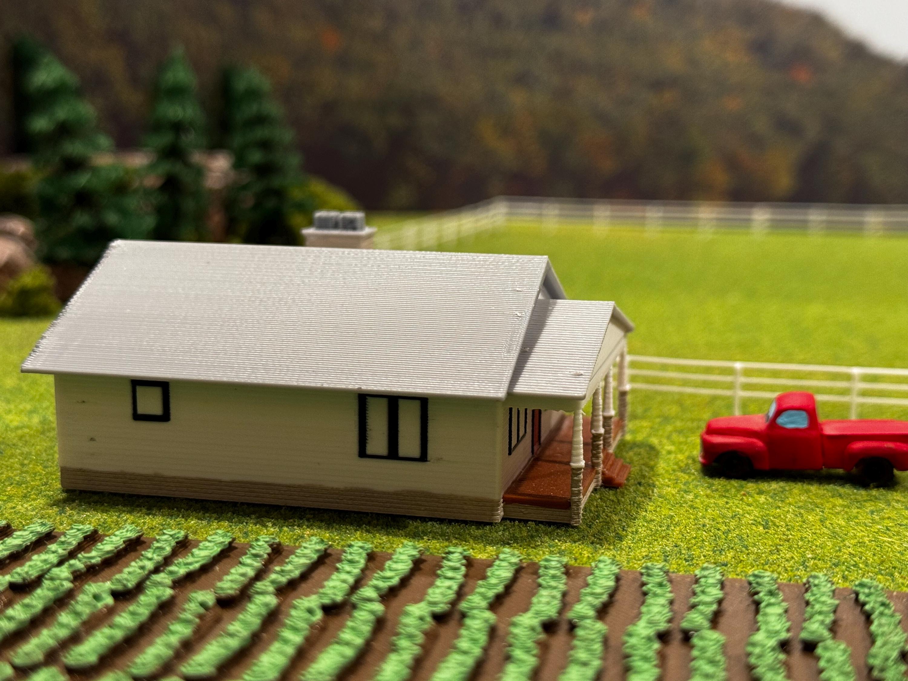 N Scale Farmhouse Set - Etsy