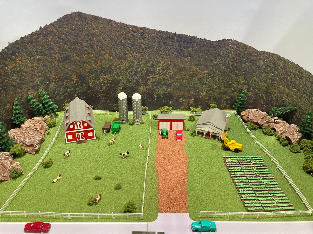N Scale Farm Set - Etsy