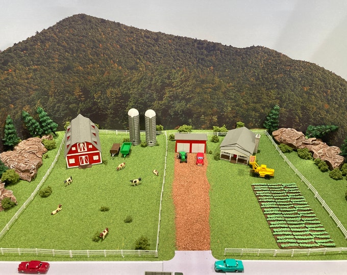 N Scale Farm Set - Etsy