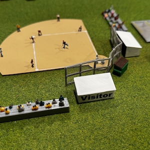 N Scale Baseball Diamond Kit - Etsy