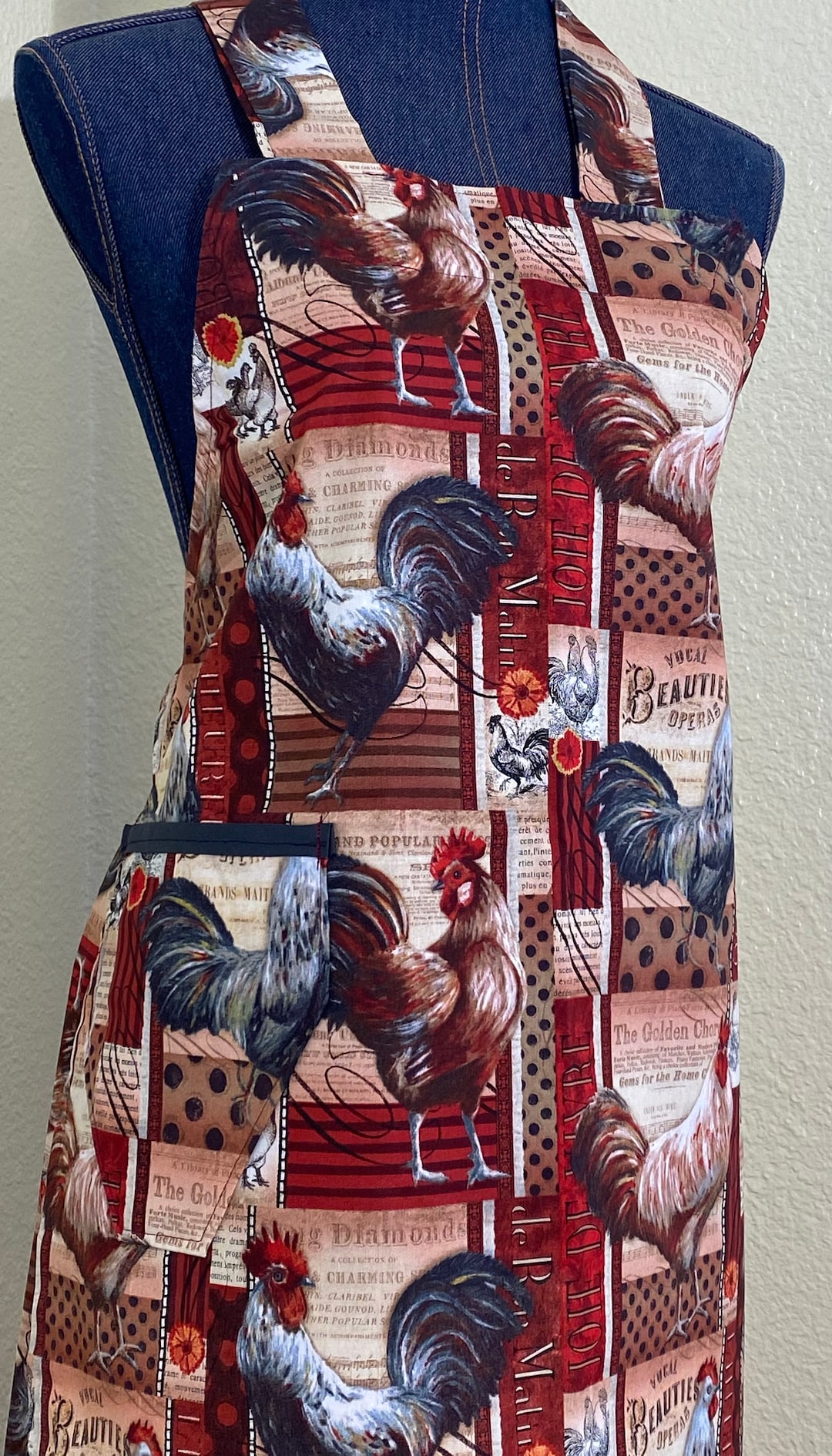 Chickens/roosters Apron - Etsy