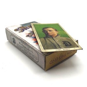Vintage Sweet Caporal Cigarette Pack Ty Cobb Baseball Card - Etsy