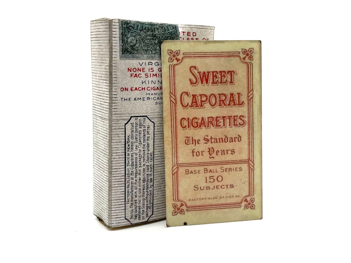 Vintage Sweet Caporal Cigarette Pack Ty Cobb Baseball Card - Etsy