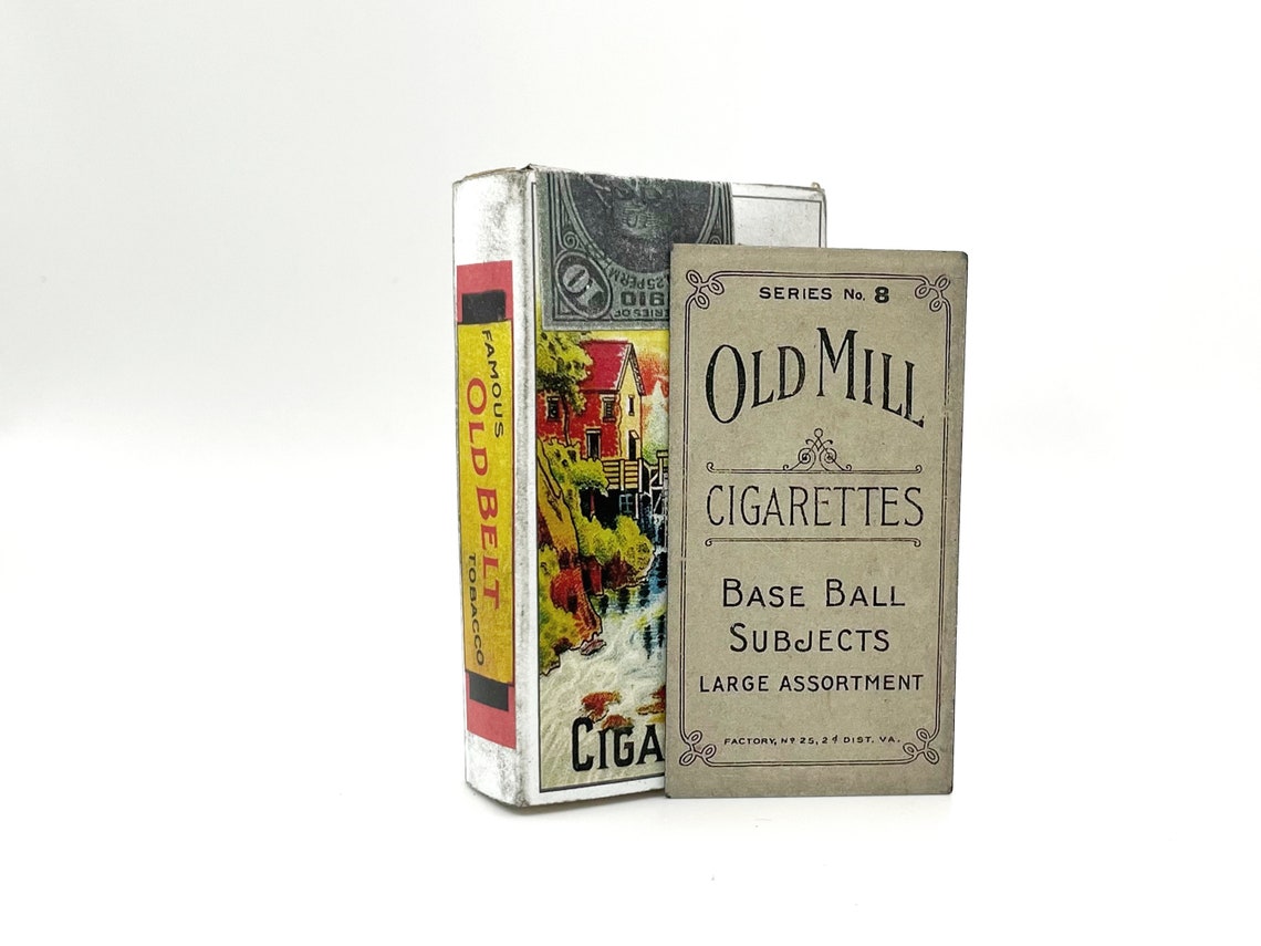 Vintage Old Mill Cigarette Pack Joe Jackson Baseball Card 1910 - Etsy