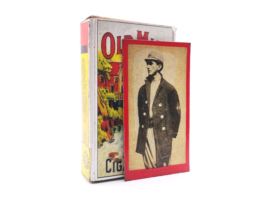 Vintage Old Mill Cigarette Pack Joe Jackson Baseball Card 1910 Replica ...