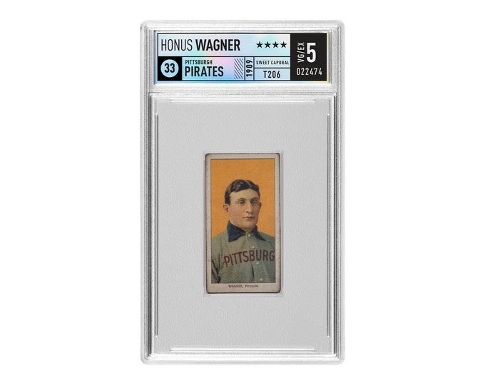 Honus Wagner T206 1909 - 1910 Baseball Card - Rare Reprint With Sweet ...