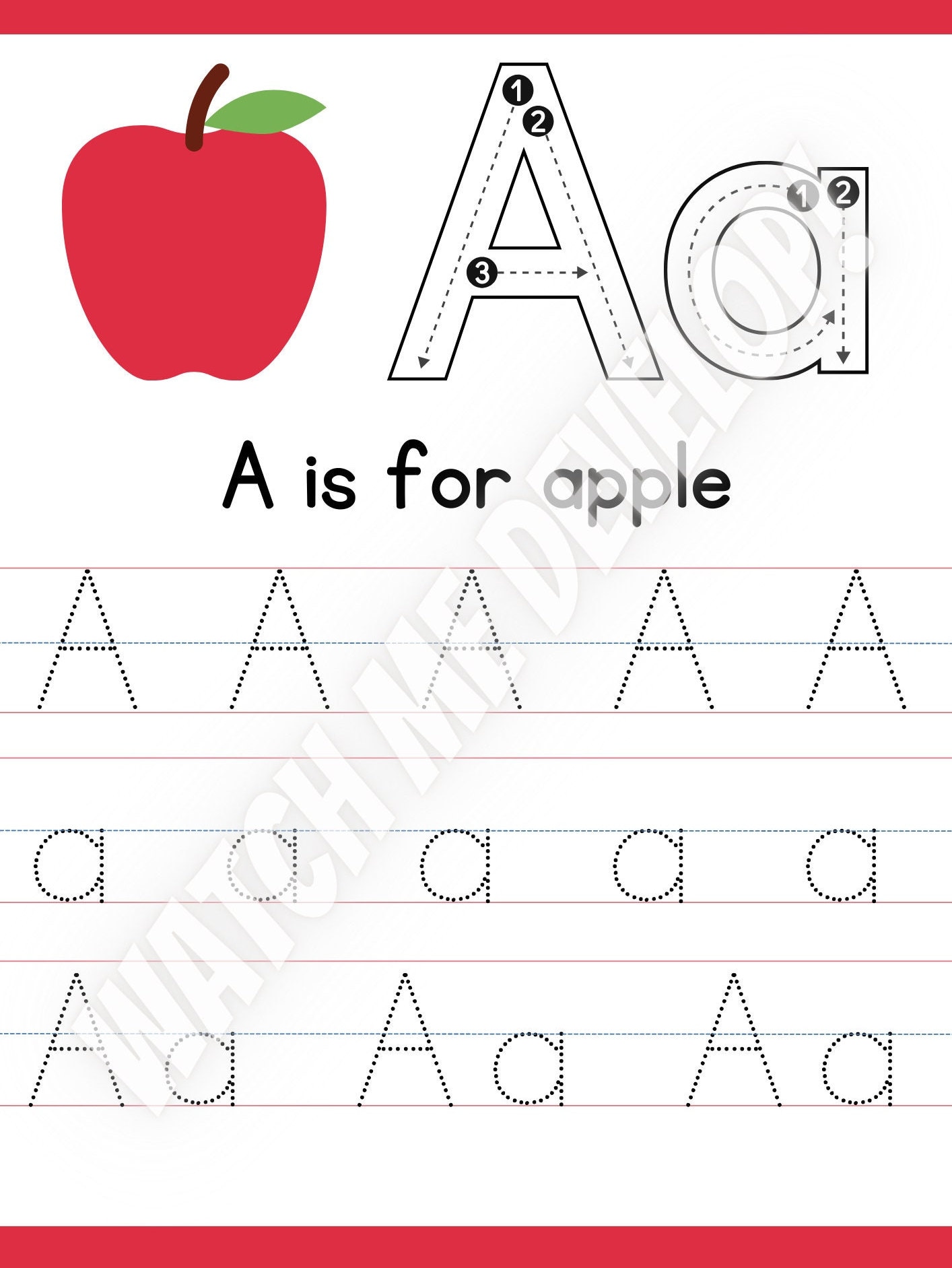 Tracing A - Z - Etsy