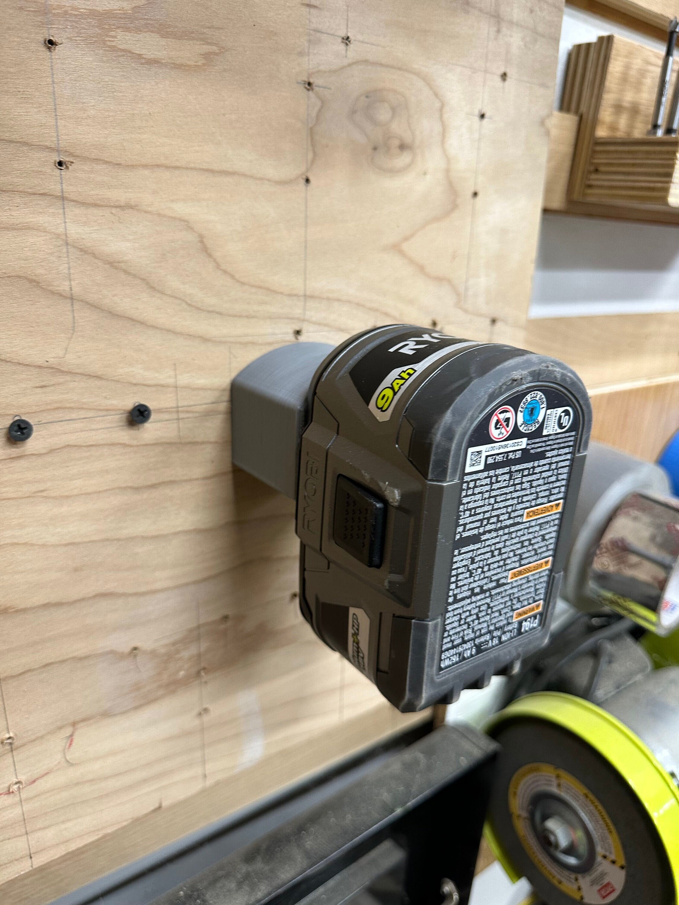 Ryobi 18v Locking Battery Mount Retention - Etsy
