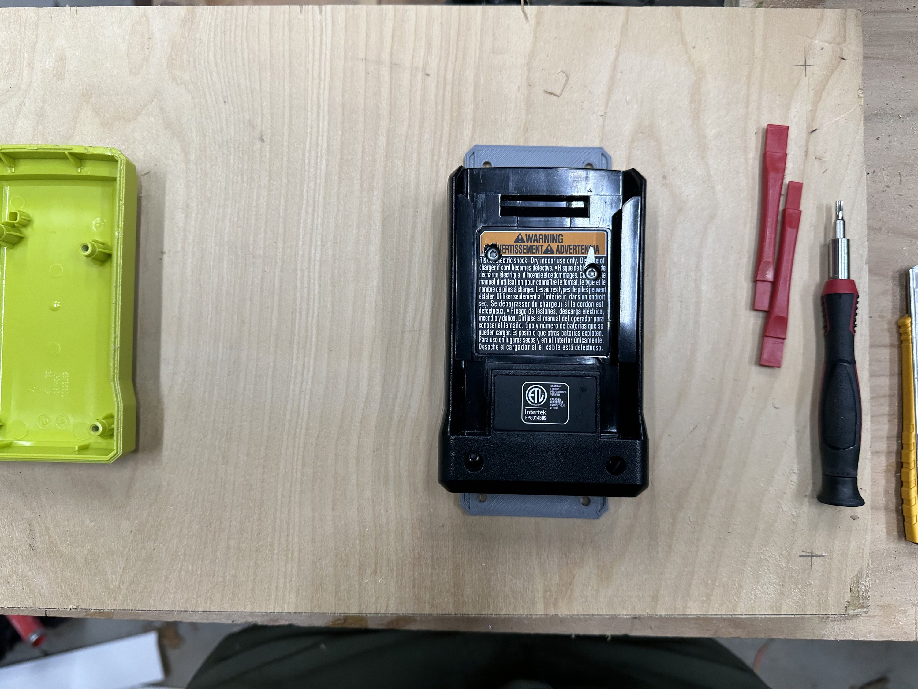 Ryobi 40V Charger and Battery Mount Kit - Etsy