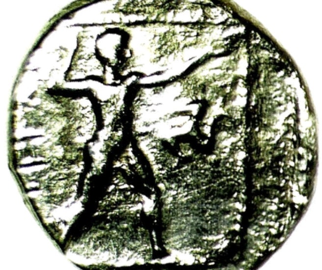 Genuine Ancient Greek Silver Coin Pamphylia Aspendus Ar - Etsy