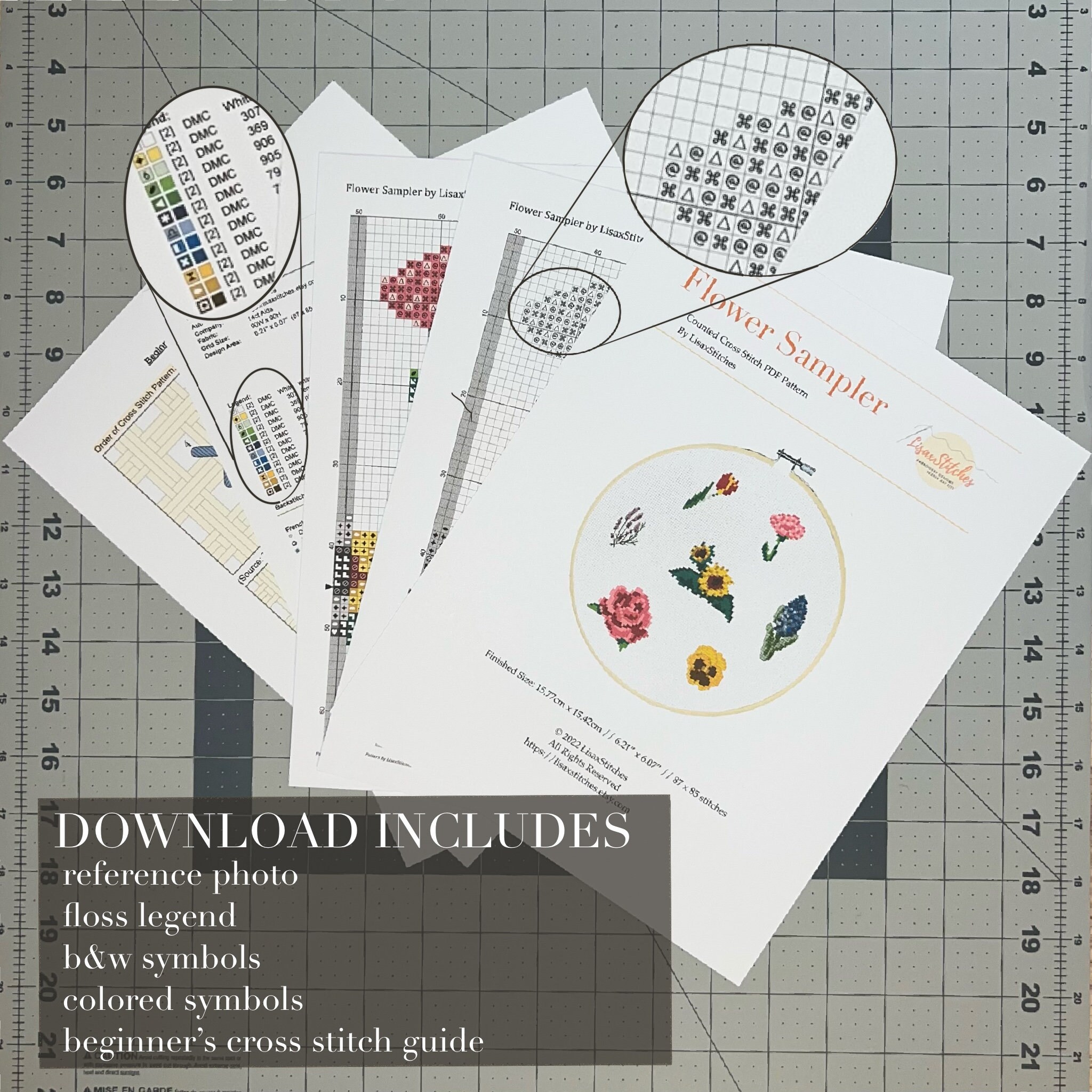 Mini Hyacinth Digital Download Cross Stitch Pattern - Etsy