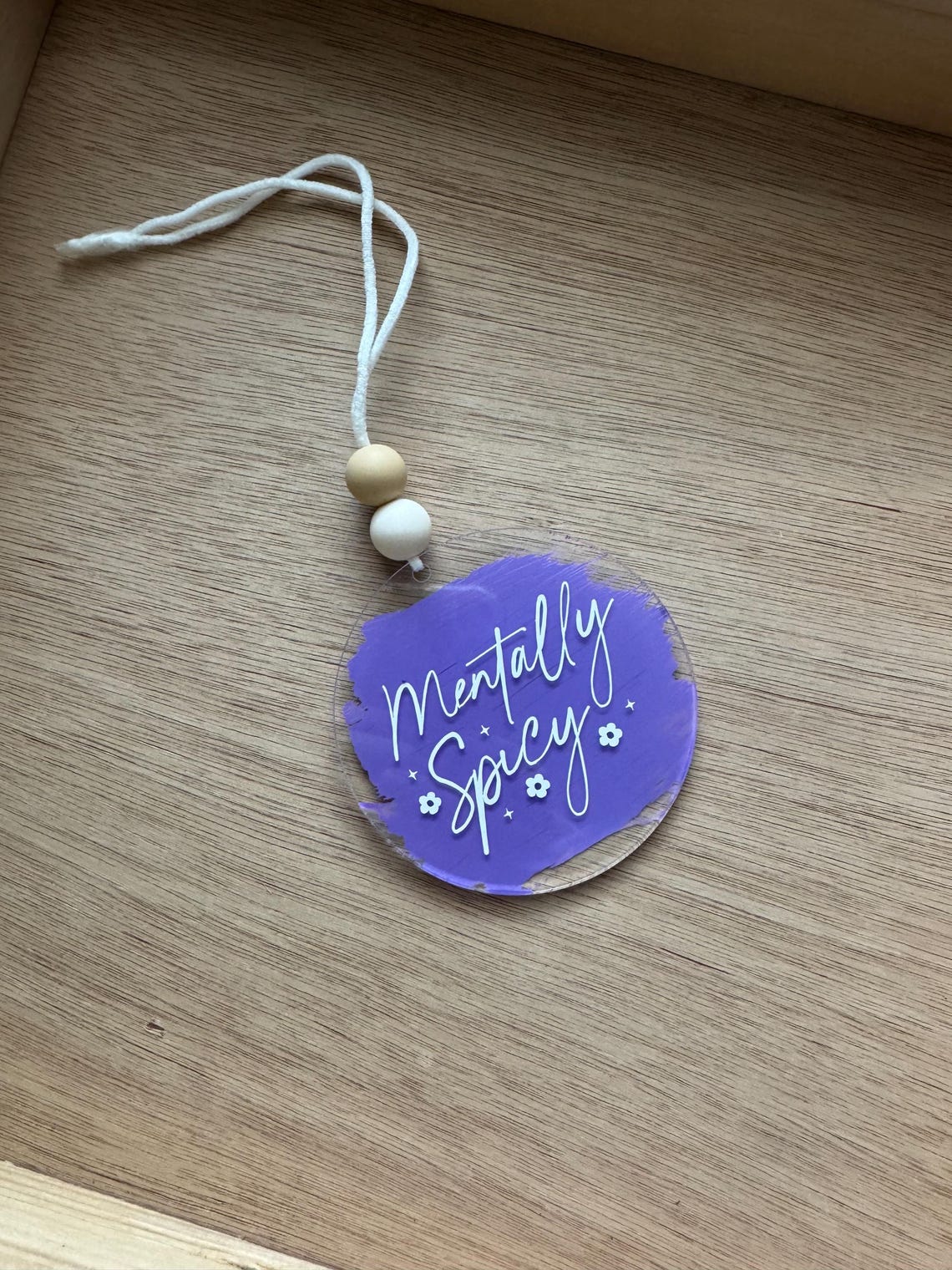 Acrylic Car Charm | Car Accessories | Rearview Mirror Accessory | Car ...