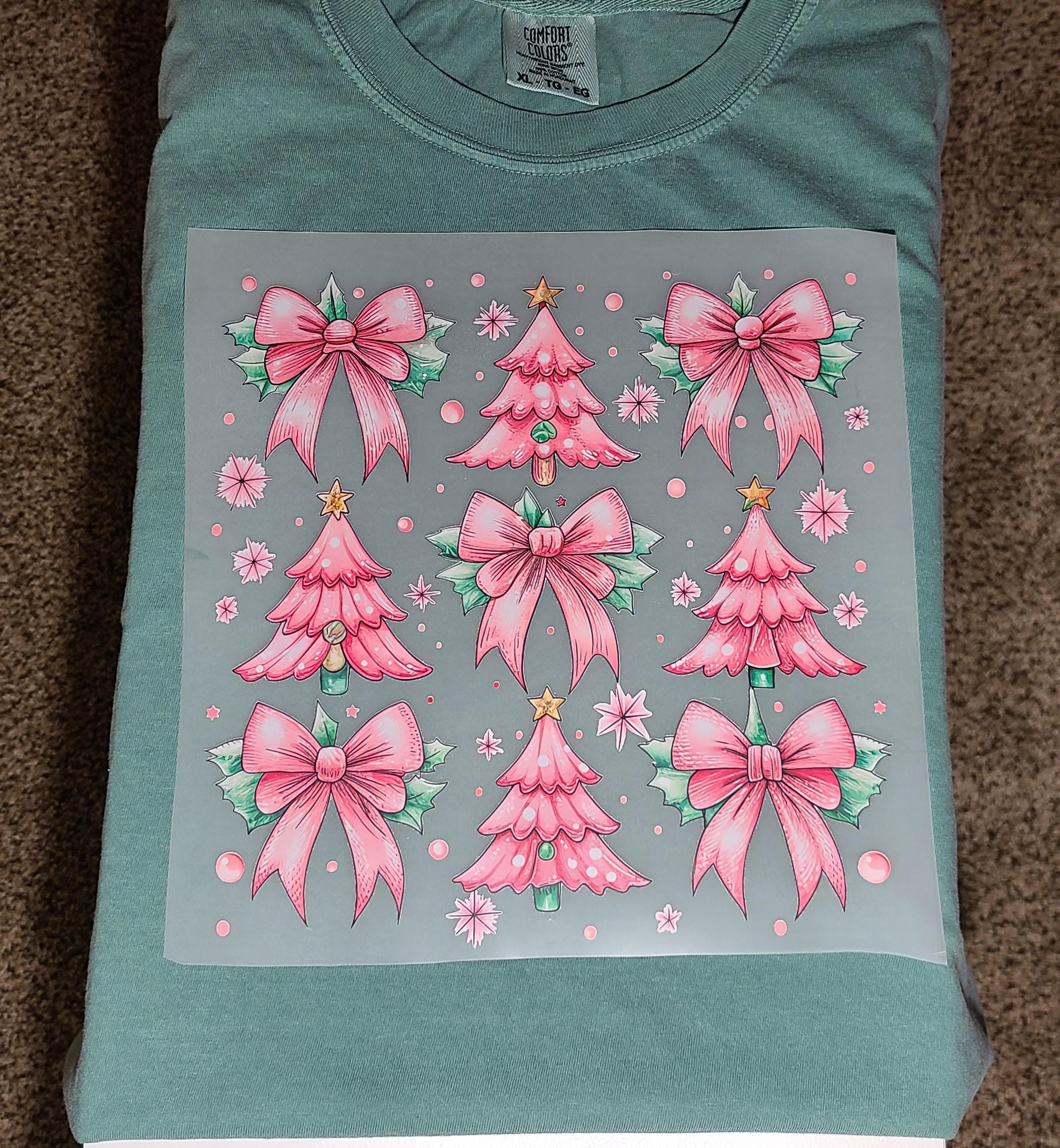 Christmas in Pink / Pink Bows / Pink Trees - Etsy