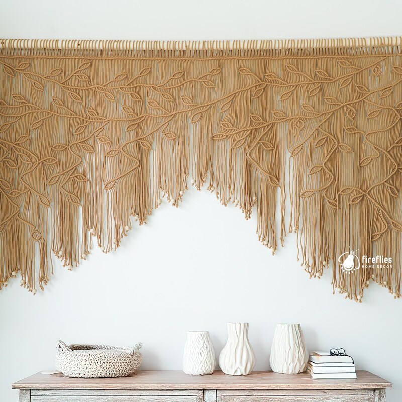 Macrame Valance - Etsy