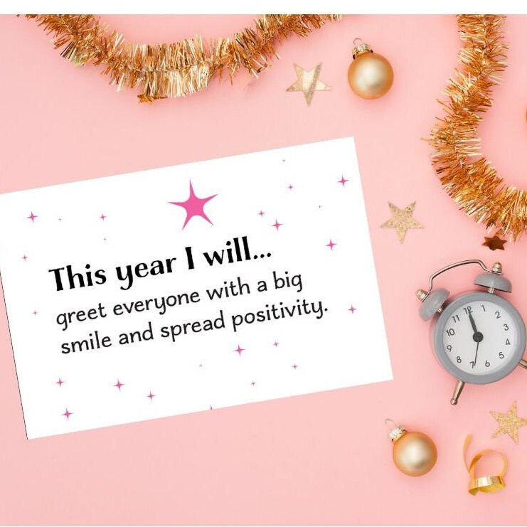 Printable New Year Affirmations for Teen Girls, Digital Download ...