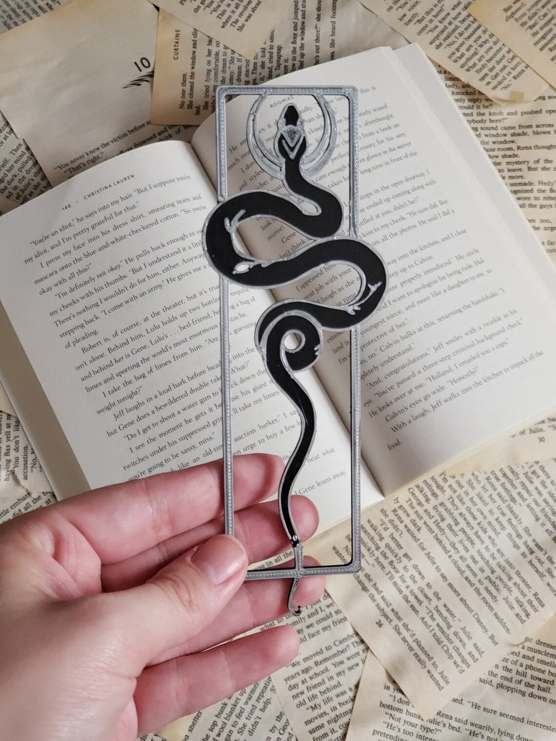 Basilisk Snake Bookmark - 3D Printed - Etsy Canada
