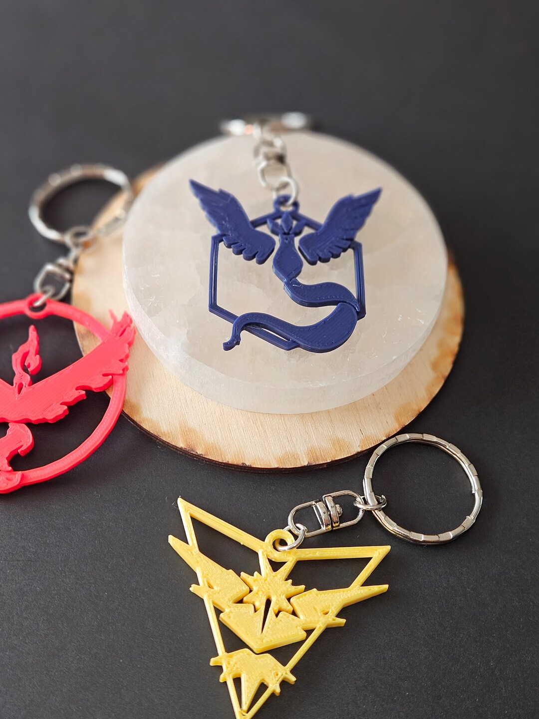 Pokémon Go Team Key Chains- 3D Printed - Etsy