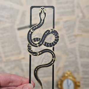 The Serpent- 3D Printed Bookmark - Etsy