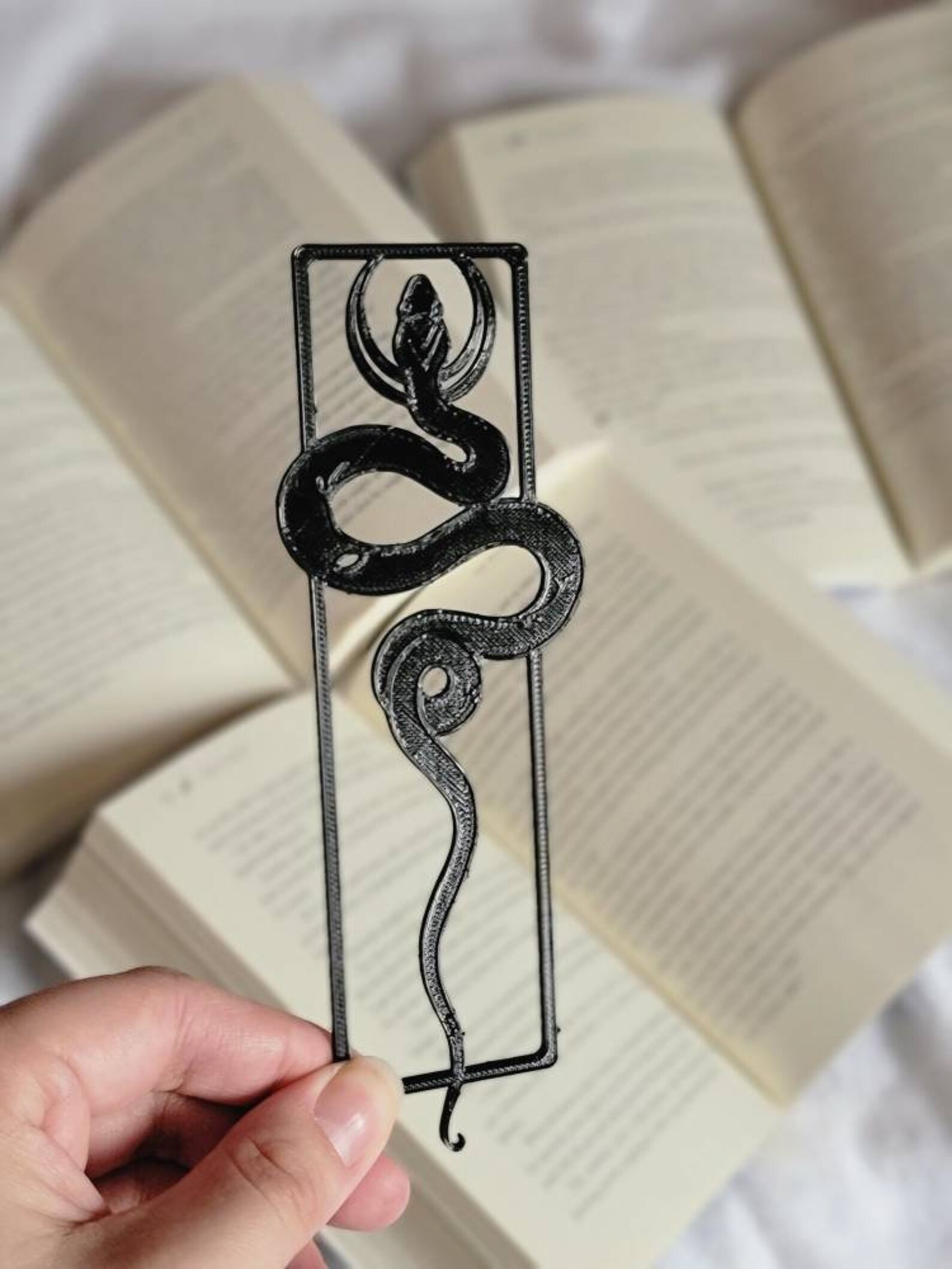 Basilisk Snake Bookmark 3D Printed | Etsy