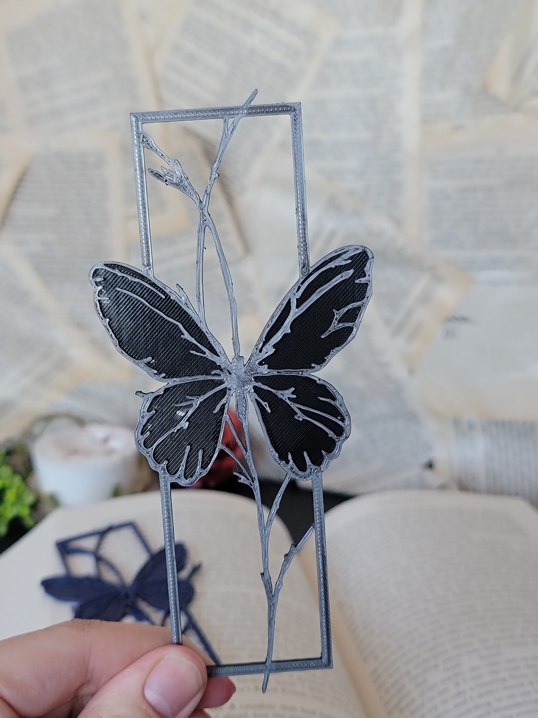 Adonis Blue Butterfly Bookmark 3D Printed - Etsy