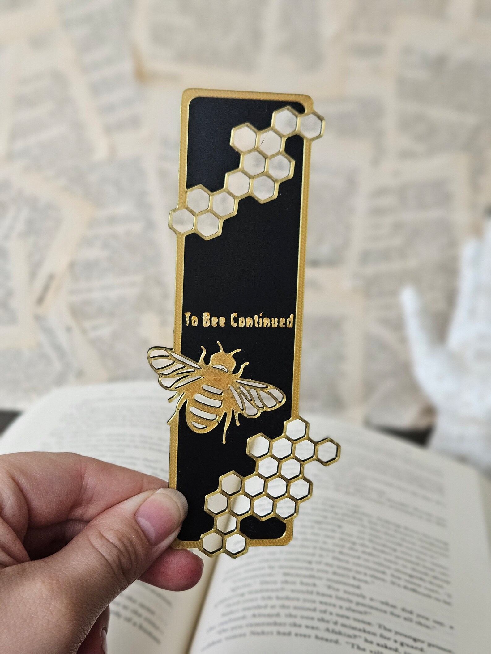 To Bee Continued- 3D Printed Bee Bookmark - Etsy