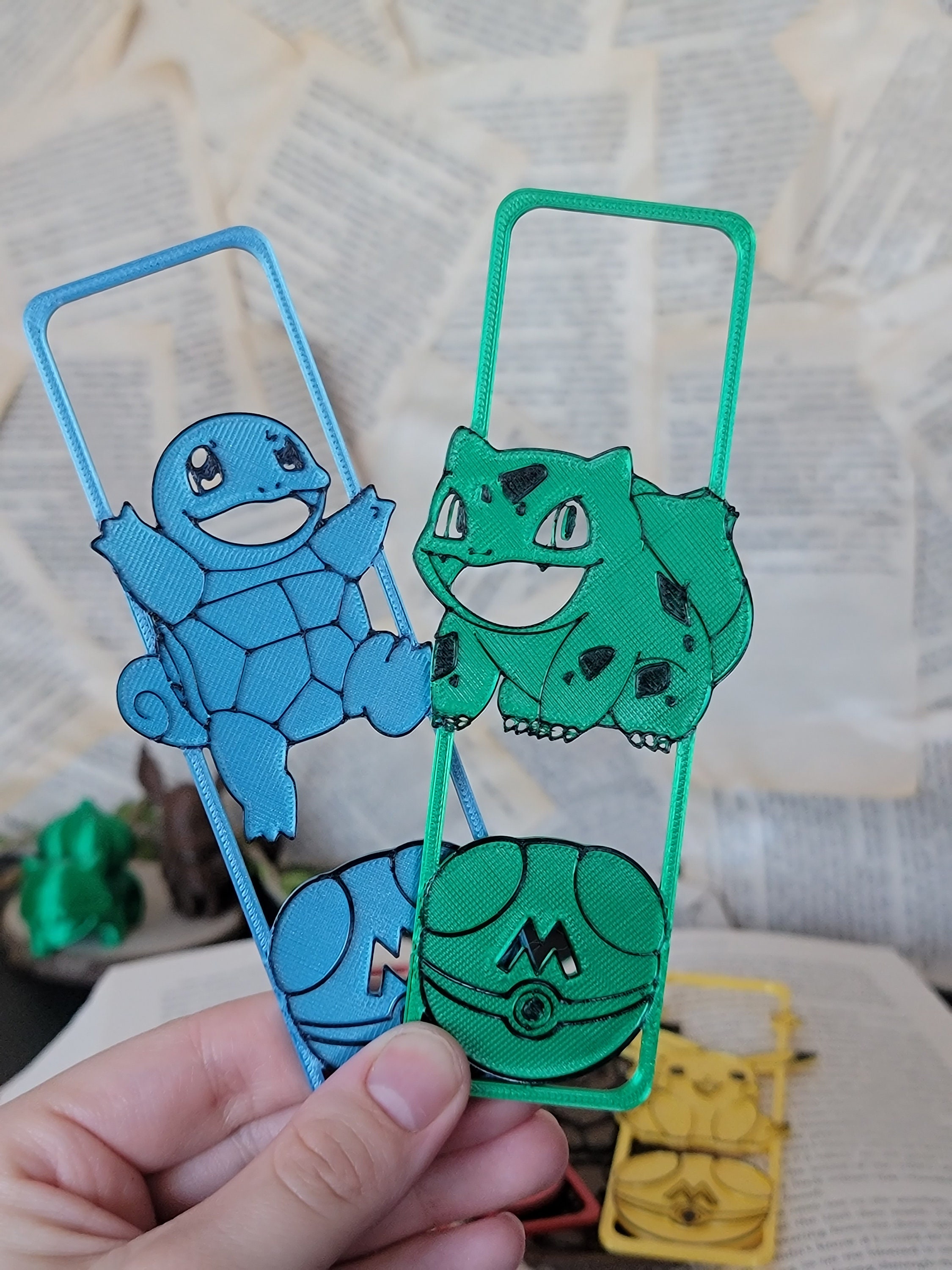 Pokémon Gen 1 - 3D Printed Bookmarks - Etsy