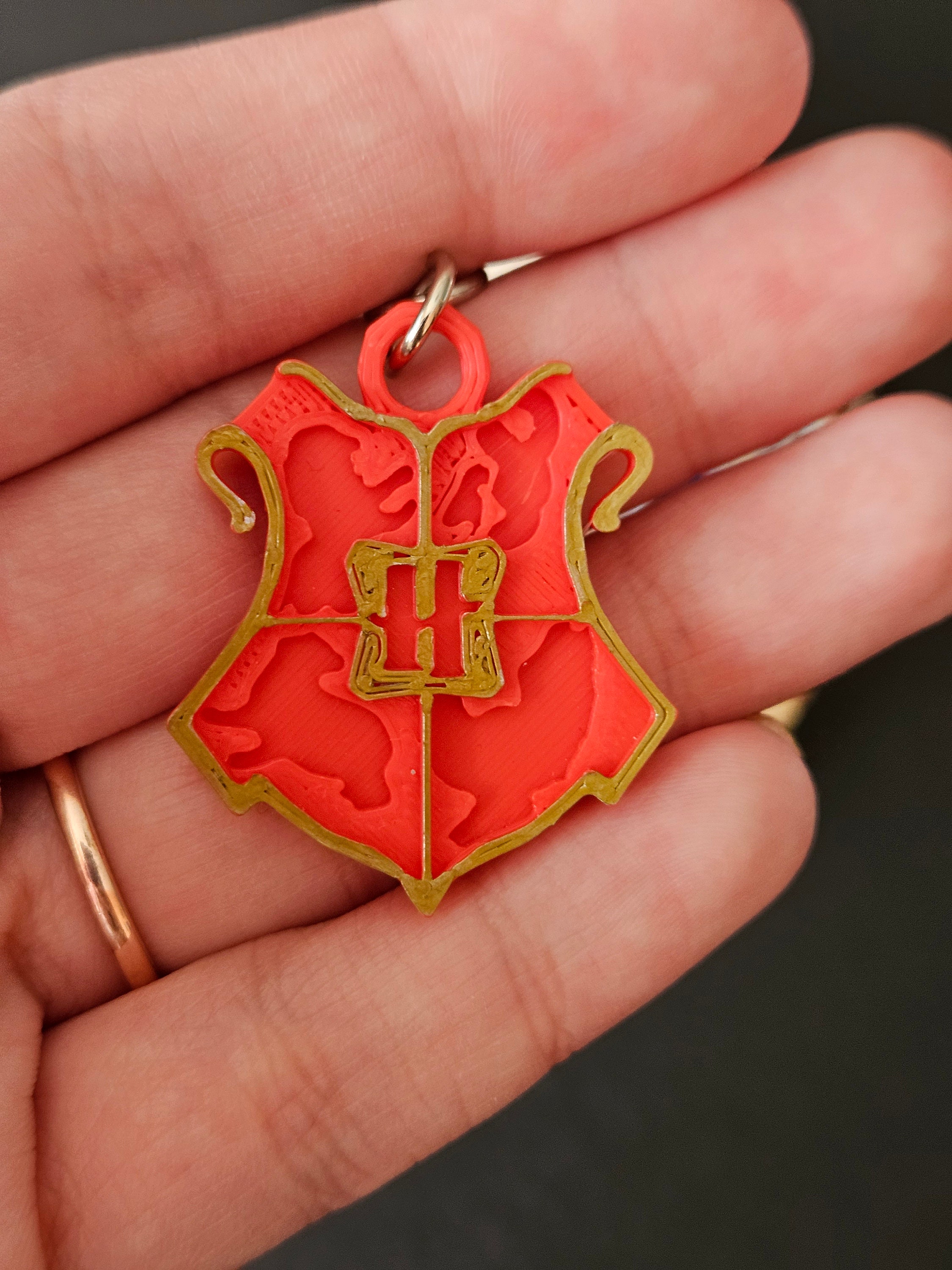 Hogwarts Houses Key Chains 3D Printed Key Chain - Etsy