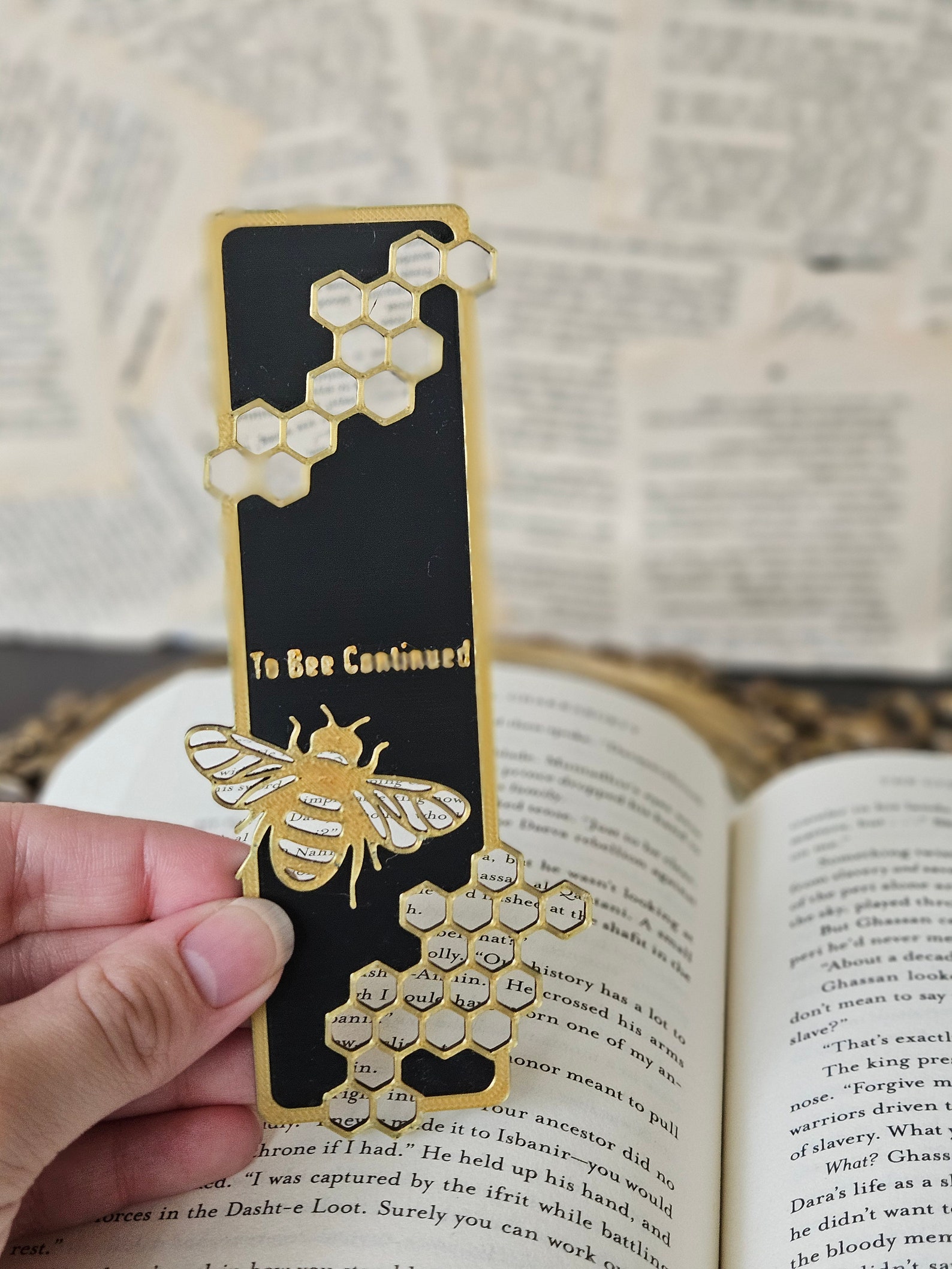 To Bee Continued- 3D Printed Bee Bookmark - Etsy